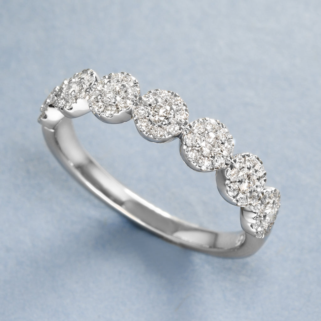 Two-Tone Diamond Band - Plante Jewelers
